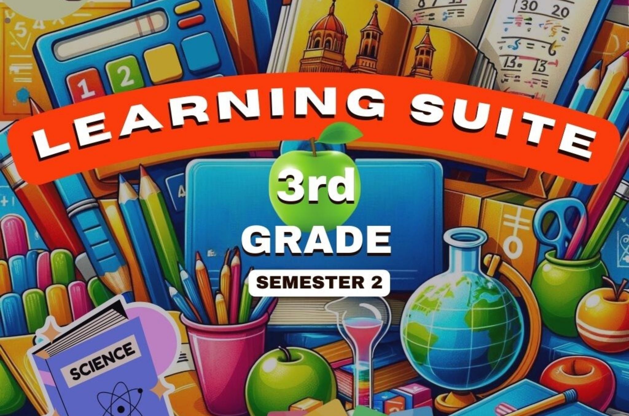 3rd Grade Learning Suite, Semester 2 – OnFire Learning