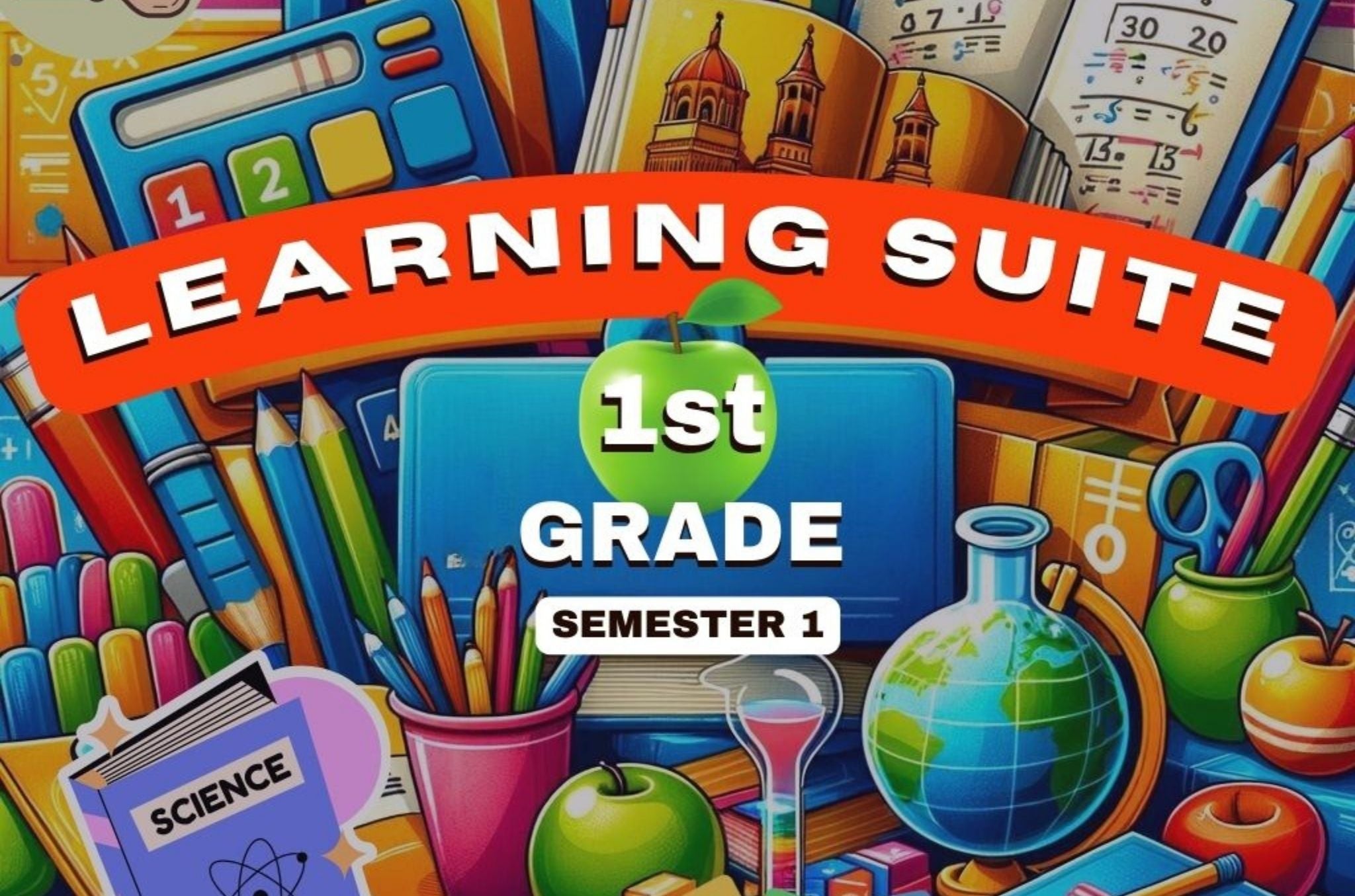 1st Grade Learning Suite, Sem 1 – OnFire Learning