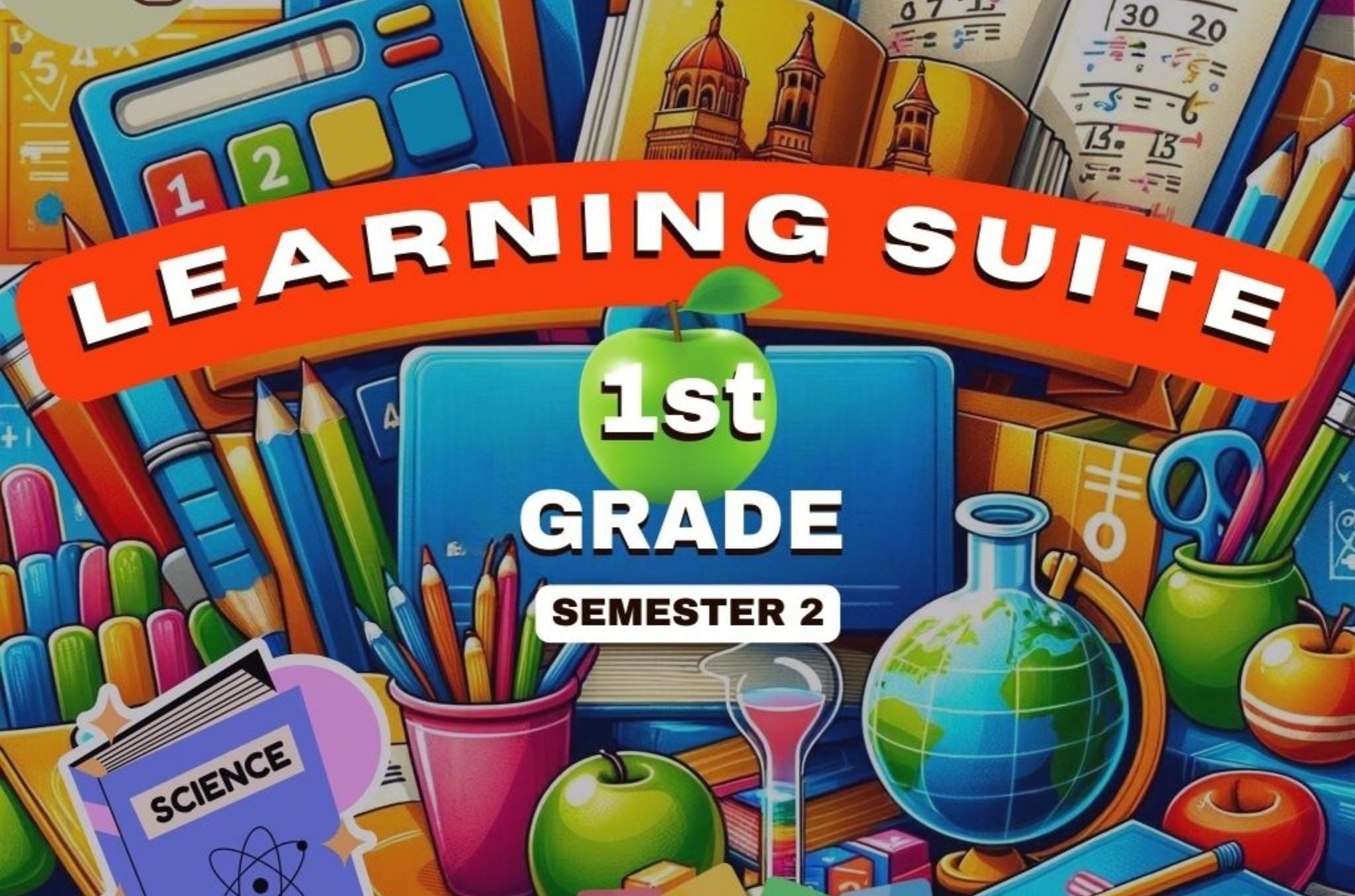 1st Grade Learning Suite, Sem 2 – OnFire Learning