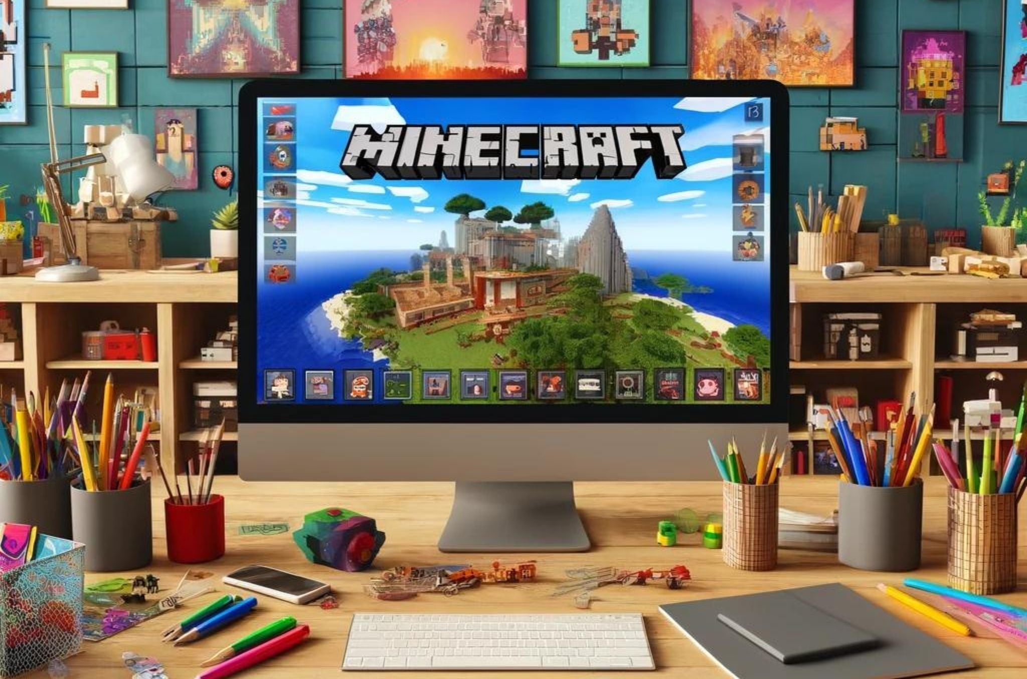 3rd Grade Minecraft Art Pixel Playground Adventure, Semester 1 – OnFire ...