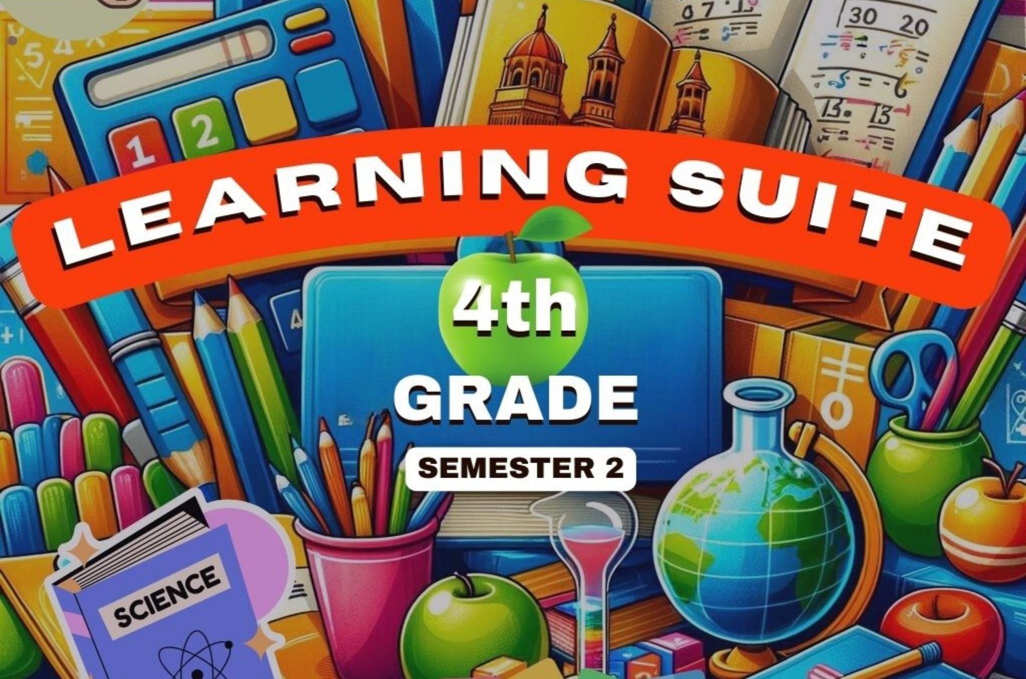 4th Grade Learning Suite, Semester 2 – OnFire Learning