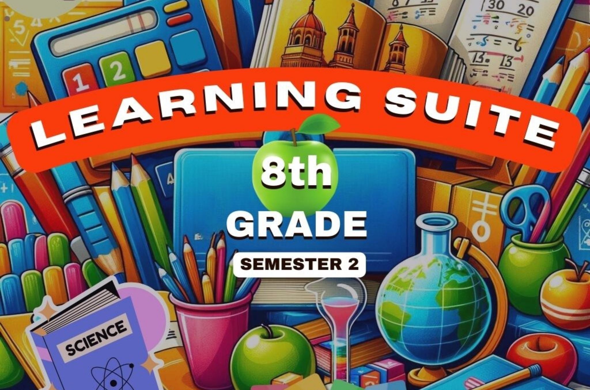 8th Grade Learning Bundle, Semester 2 – OnFire Learning